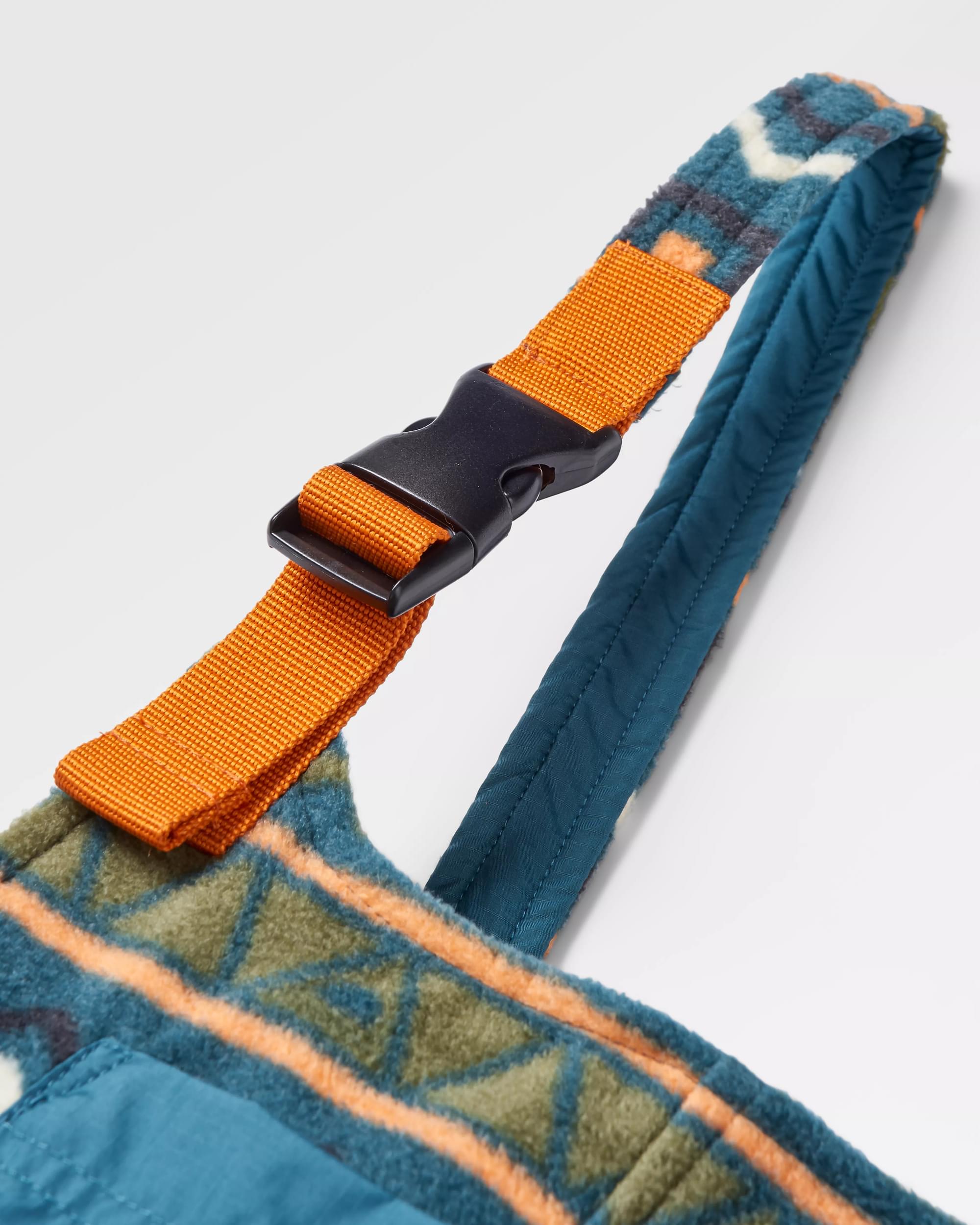 Ace Recycled Polar Fleece Overalls Retro Geo Mediterranean Ace Recycled Polar Fleece Overalls Retro Geo Mediterranean