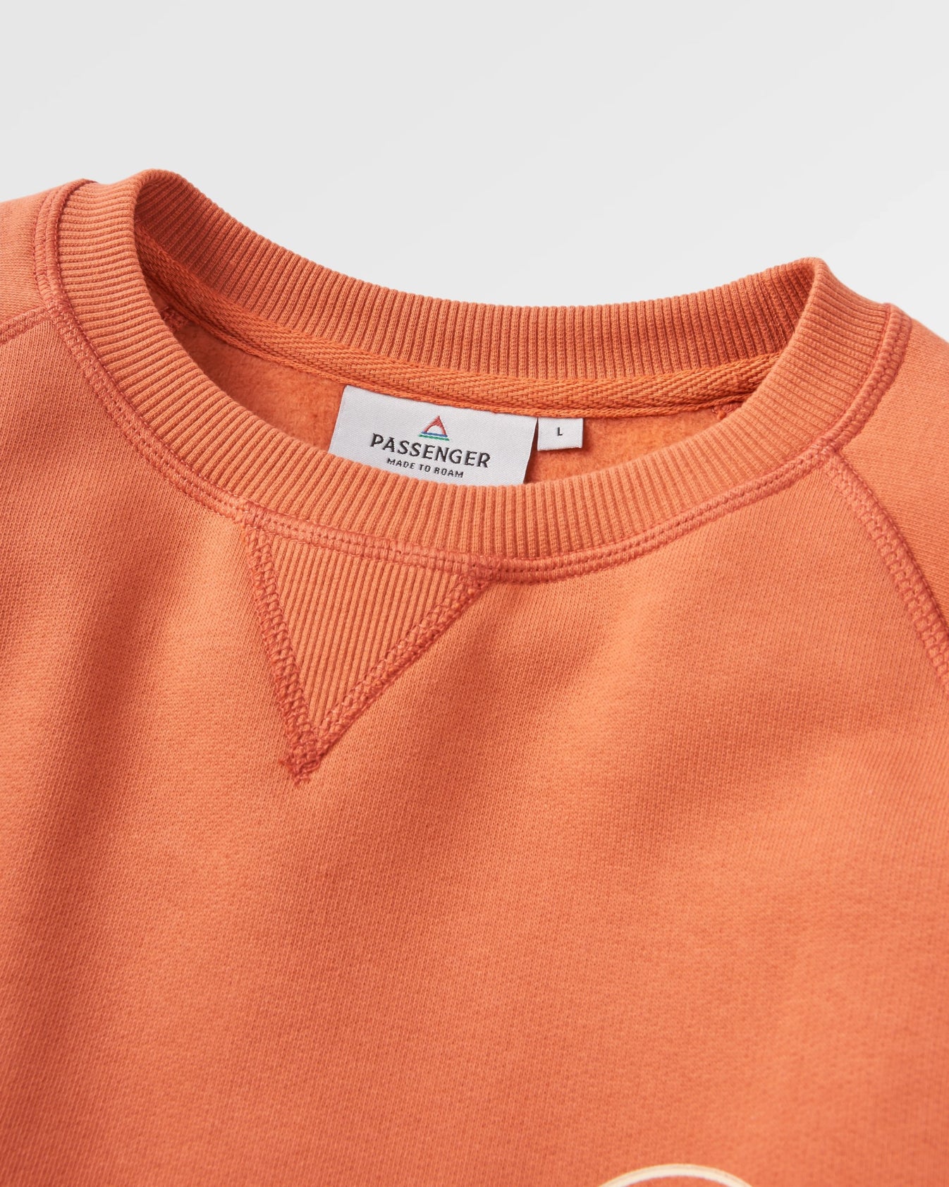 Odyssey Organic Cotton Long Sleeve Sweatshirt Burnt Orange – Passenger